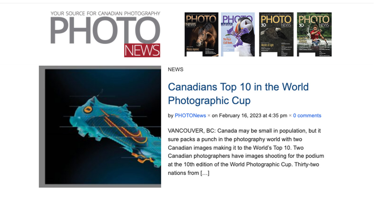 Canadian Finalists in PHOTONews – WPC Team Canada